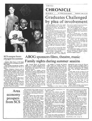 "The Chronicle [June 15, 1972]" by St. Cloud State University