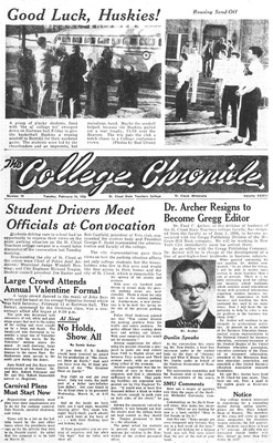 "The Chronicle [February 14, 1956]" by St. Cloud State University