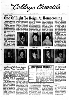 "The Chronicle [October 6, 1964]" by St. Cloud State University
