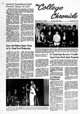"The Chronicle [February 19, 1965]" by St. Cloud State University
