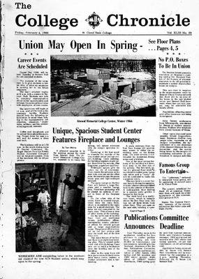 "The Chronicle [February 4, 1966]" by St. Cloud State University