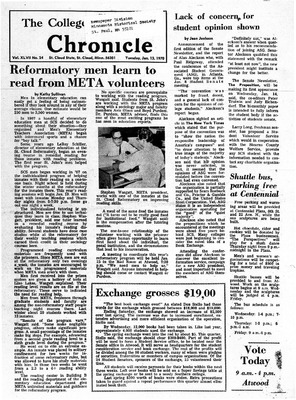 "The Chronicle [January 13, 1970]" by St. Cloud State University