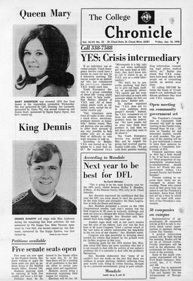 "The Chronicle [January 16, 1970]" by St. Cloud State University