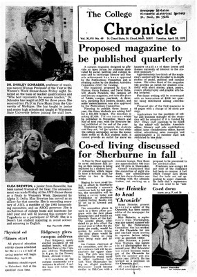 "The Chronicle [April 28, 1970]" by St. Cloud State University