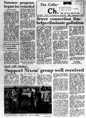 "The Chronicle [June 2, 1970]" by St. Cloud State University