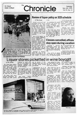 "The Chronicle [November 20, 1973]" by St. Cloud State University