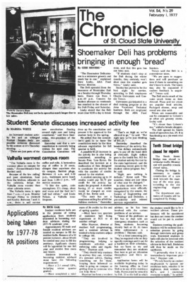 "The Chronicle [February 1, 1977]" by St. Cloud State University
