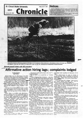 "The Chronicle [April 17, 1981]" by St. Cloud State University
