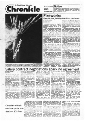 "The Chronicle [July 2, 1981]" by St. Cloud State University