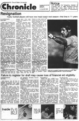 "The Chronicle [October 26, 1982]" by St. Cloud State University