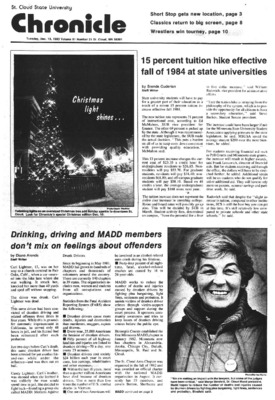 "The Chronicle [December 13, 1983]" by St. Cloud State University