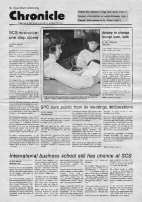"The Chronicle [February 3, 1984]" by St. Cloud State University