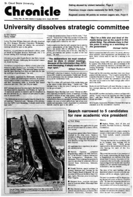 "The Chronicle [February 10, 1984]" by St. Cloud State University