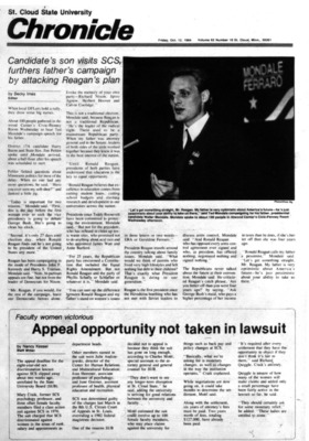 "The Chronicle [October 12, 1984]" by St. Cloud State University