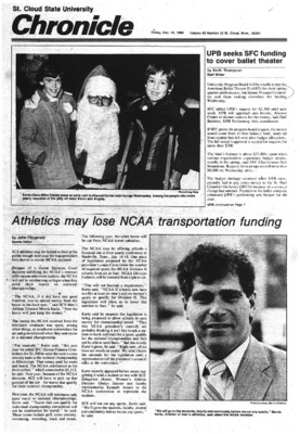 "The Chronicle [December 14, 1984]" by St. Cloud State University
