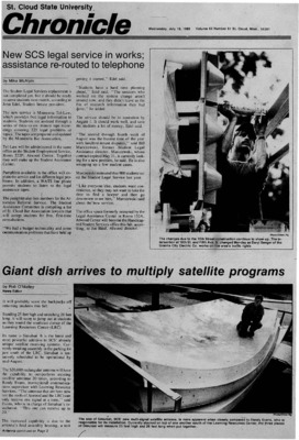 "The Chronicle [July 10, 1985]" by St. Cloud State University