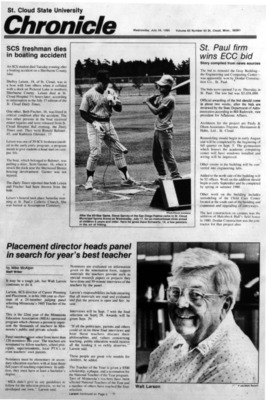 "The Chronicle [July 24, 1985]" by St. Cloud State University