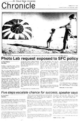 "The Chronicle [October 22, 1985]" by St. Cloud State University