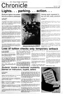 "The Chronicle [December 13, 1985]" by St. Cloud State University