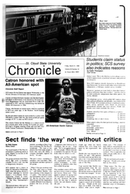 "The Chronicle [March 21, 1986]" by St. Cloud State University