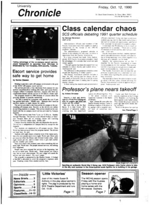 "The Chronicle [October 12, 1990]" by St. Cloud State University