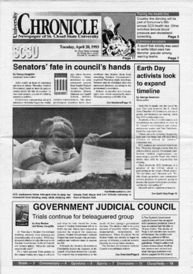 "The Chronicle [April 20, 1993]" by St. Cloud State University