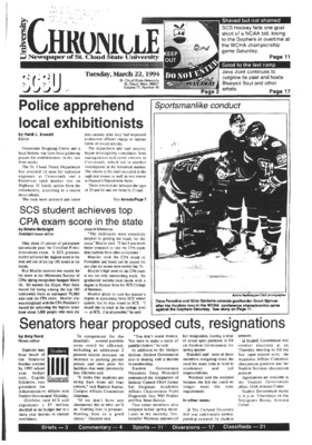 "The Chronicle [March 22, 1994]" by St. Cloud State University