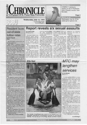 "The Chronicle [July 13, 1994]" by St. Cloud State University