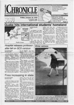 "The Chronicle [January 20, 1995]" by St. Cloud State University