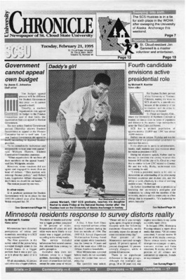 "The Chronicle [February 21, 1995]" by St. Cloud State University