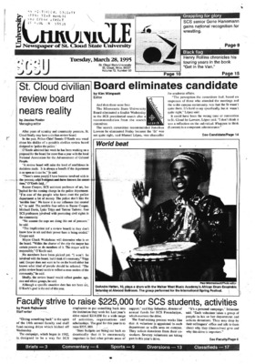 "The Chronicle [March 28, 1995]" by St. Cloud State University