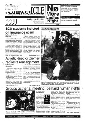 "The Chronicle [April 7, 1995]" by St. Cloud State University