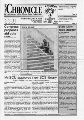 "The Chronicle [July 26, 1995]" by St. Cloud State University