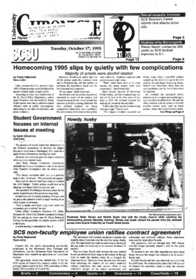 "The Chronicle [October 17, 1995]" by St. Cloud State University