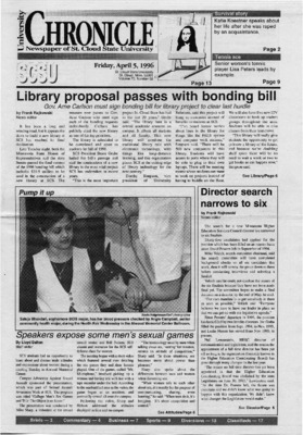 "The Chronicle [April 5, 1996]" by St. Cloud State University