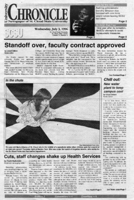 "The Chronicle [July 3, 1996]" by St. Cloud State University