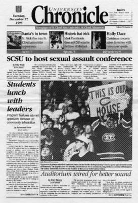 "The Chronicle [December 17, 1996]" by St. Cloud State University
