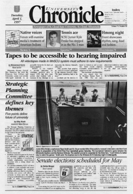 "The Chronicle [April 1, 1997]" by St. Cloud State University