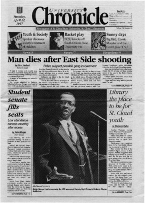 "The Chronicle [April 22, 1997]" by St. Cloud State University