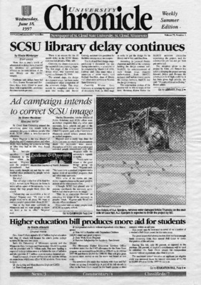 "The Chronicle [June 18, 1997]" by St. Cloud State University
