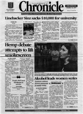 "The Chronicle [October 16, 1997]" by St. Cloud State University