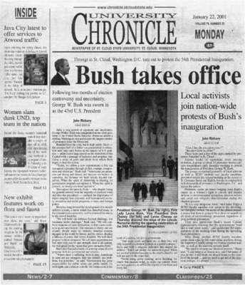 "The Chronicle [January 22, 2001]" by St. Cloud State University