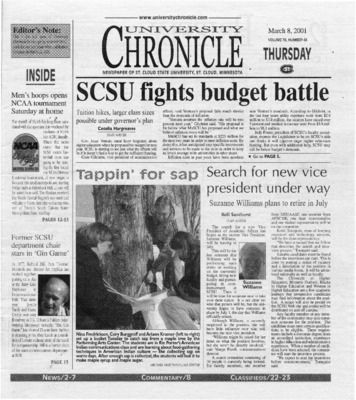 "The Chronicle [March 8, 2001]" by St. Cloud State University