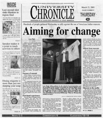 "The Chronicle [March 22, 2001]" by St. Cloud State University