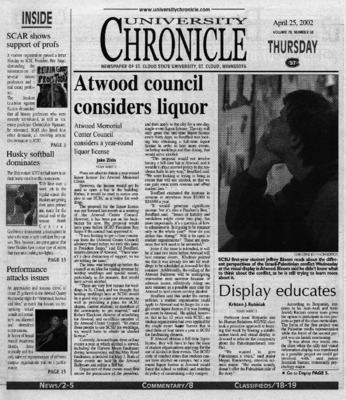 "The Chronicle [April 25, 2002]" by St. Cloud State University