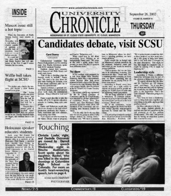 "The Chronicle [September 26, 2002]" by St. Cloud State University