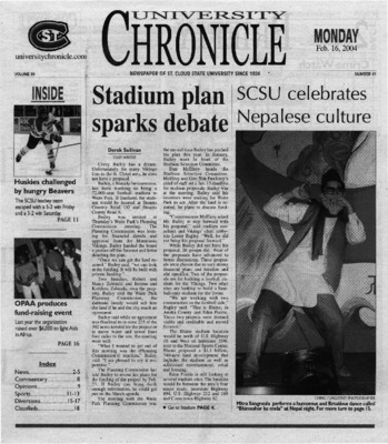 "The Chronicle [February 16, 2004]" by St. Cloud State University