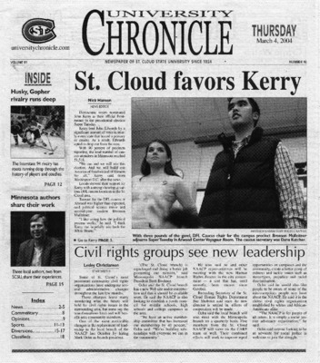"The Chronicle [March 4, 2004]" by St. Cloud State University
