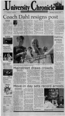 "The Chronicle [September 8, 2005]" by St. Cloud State University