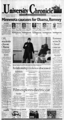 "The Chronicle [February 7, 2008]" by St. Cloud State University